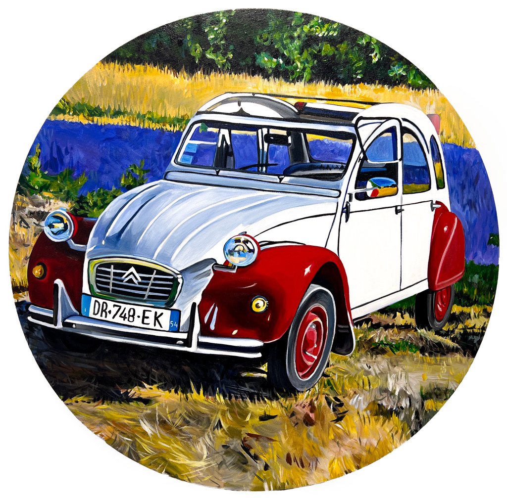 Citroen 2 CV by Taralee Guild | Mayberry Fine Art