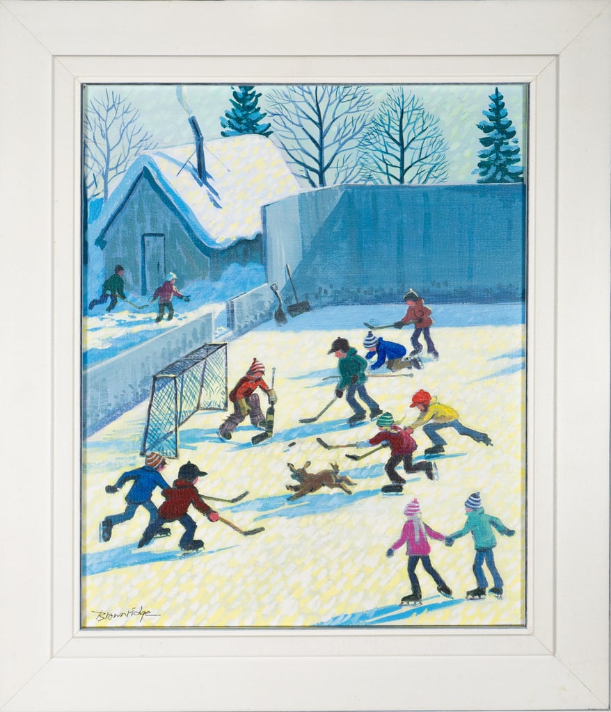 Who's Team Is The Pooch On? by Bill Brownridge | Mayberry Fine Art