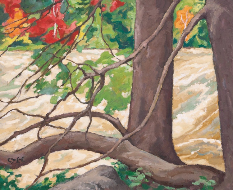 Autumn Leaves by Edwin Holgate | Mayberry Fine Art