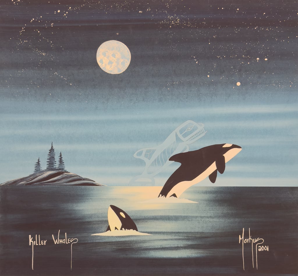Killer Whales by Markus Houston | Mayberry Fine Art