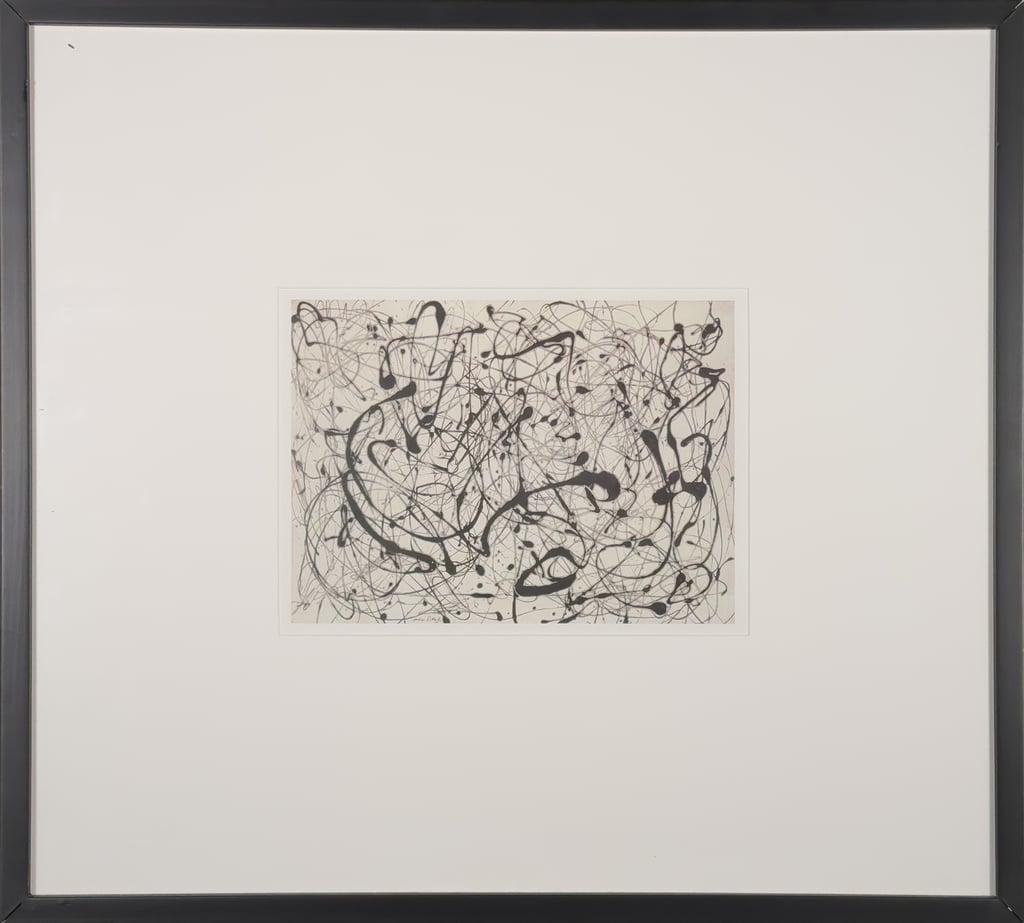 Number 14 (Gray) by Jackson Pollock | Mayberry Fine Art