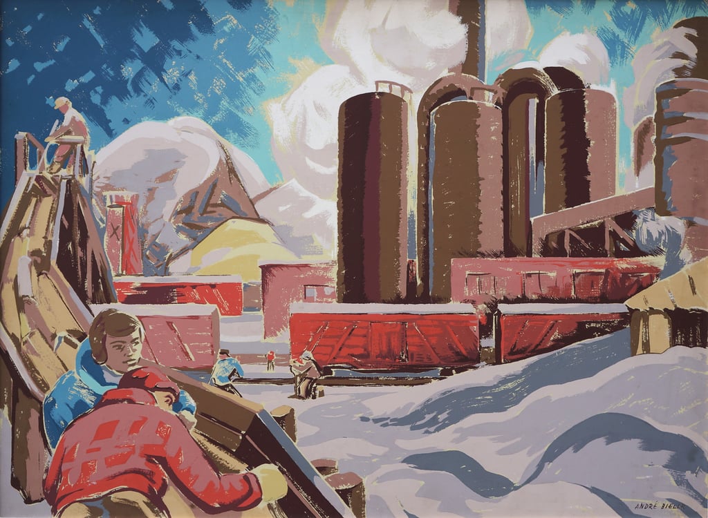 Andre Bieler, Pulp and Paper Series by Sampson-Matthews | Mayberry Fine Art