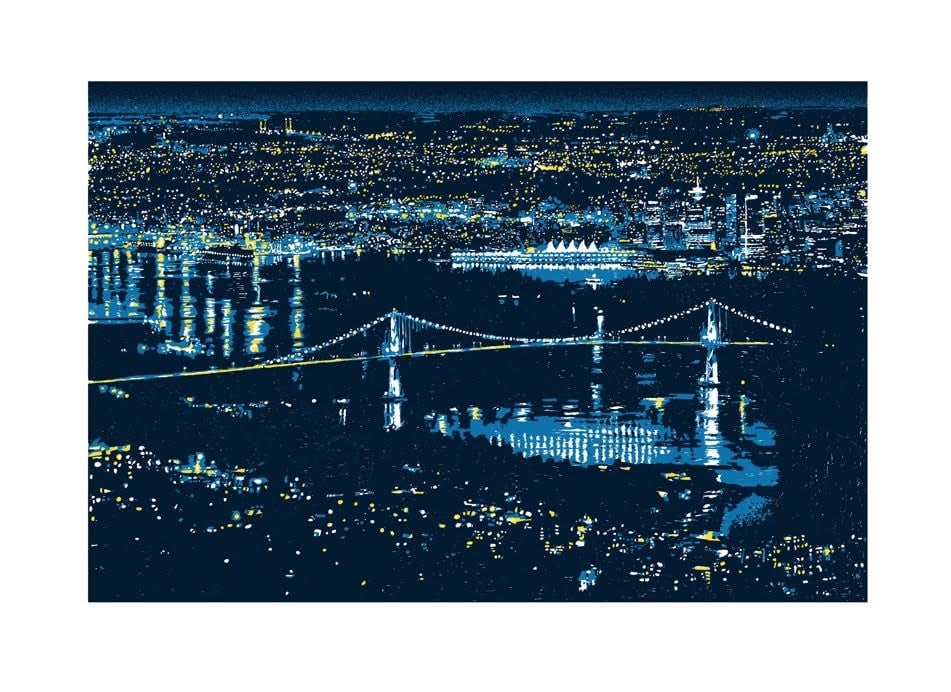 Vancouver Lights by Andrew Valko | Mayberry Fine Art