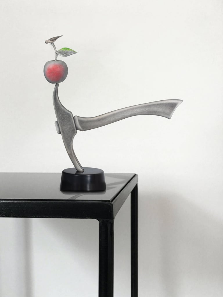 Balance - Pickaxe with Apple and Bird by Don Proch | Mayberry Fine Art