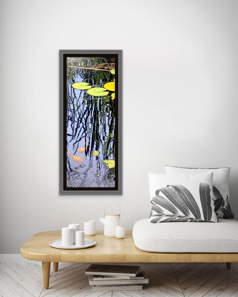 Rain Garden with Koi by Luther Pokrant | Mayberry Fine Art