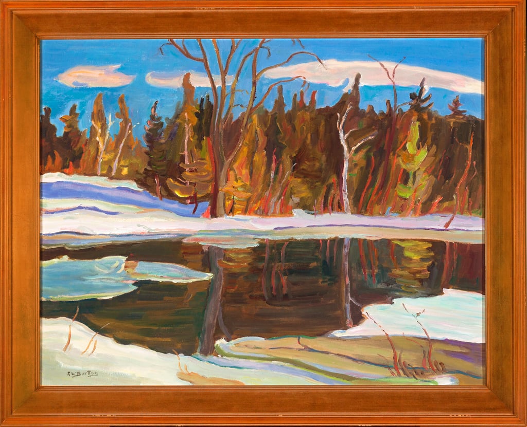 Spring Creek– Lanark County, ON by Ralph Burton | Mayberry Fine Art
