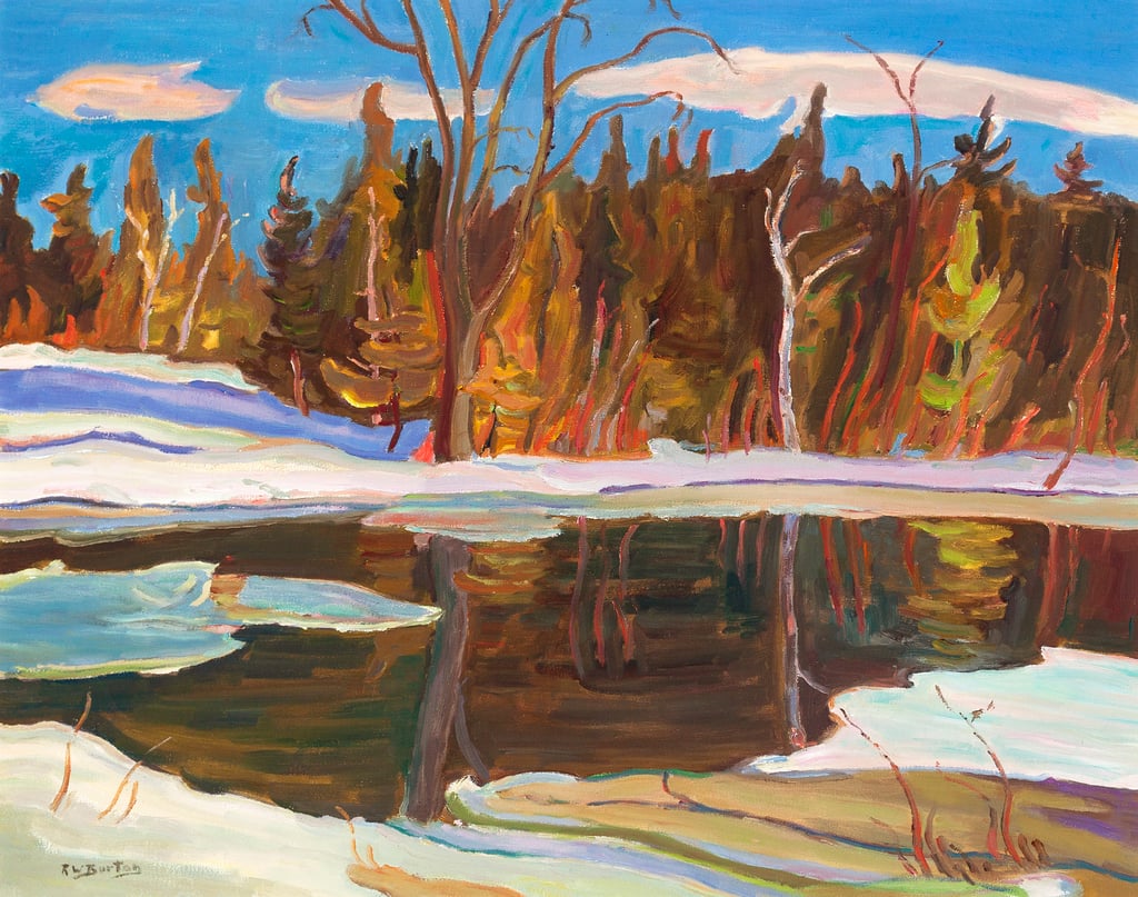 Spring Creek– Lanark County, ON by Ralph Burton | Mayberry Fine Art