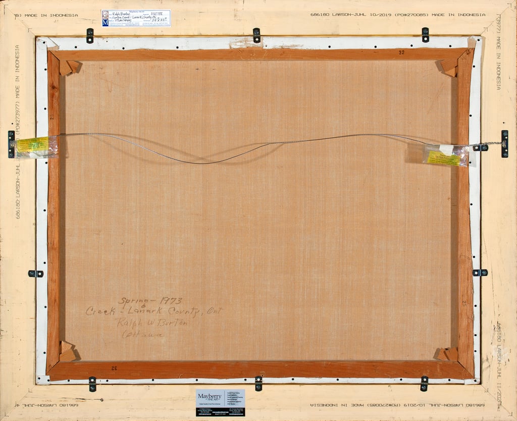 Spring Creek– Lanark County, ON by Ralph Burton | Mayberry Fine Art