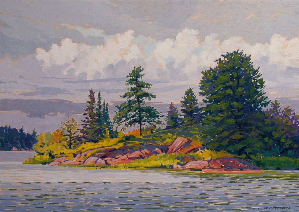 Mid-South Shore of Splitrock Island by Randolph Parker | Mayberry Fine Art
