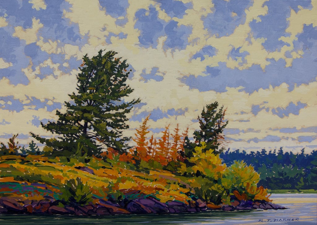 Off Southeast Tip of North Island by Randolph Parker | Mayberry Fine Art