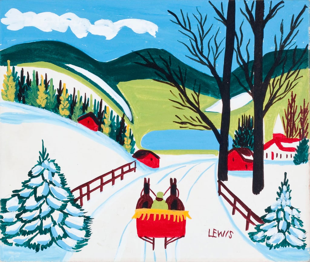 Spring Sleigh Ride by Maud Lewis | Mayberry Fine Art
