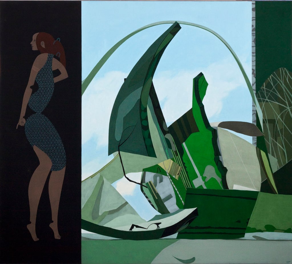 Green Ledge (Personal Mythologies) by Ivan Eyre | Mayberry Fine Art