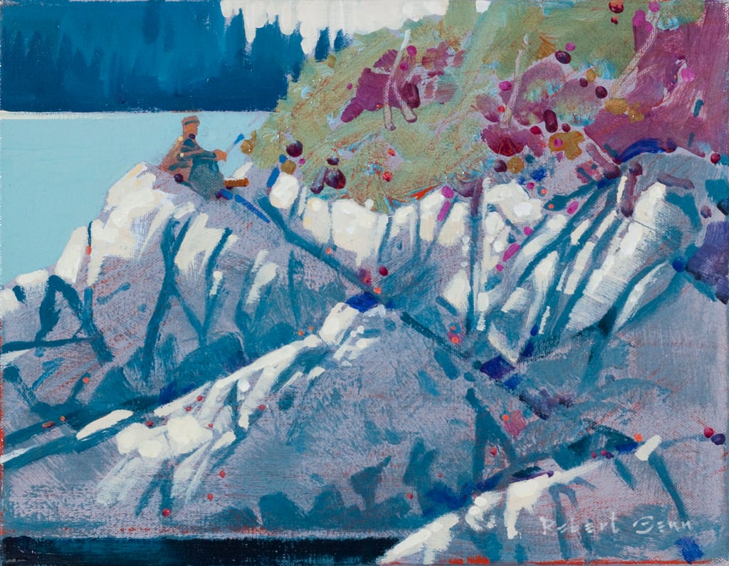 Toni at Stuart Island by Robert Genn | Mayberry Fine Art