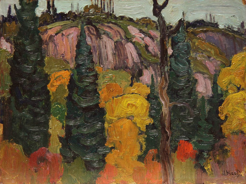 Spruce and Maple, Algoma by James Edward Hervey MacDonald | Mayberry ...