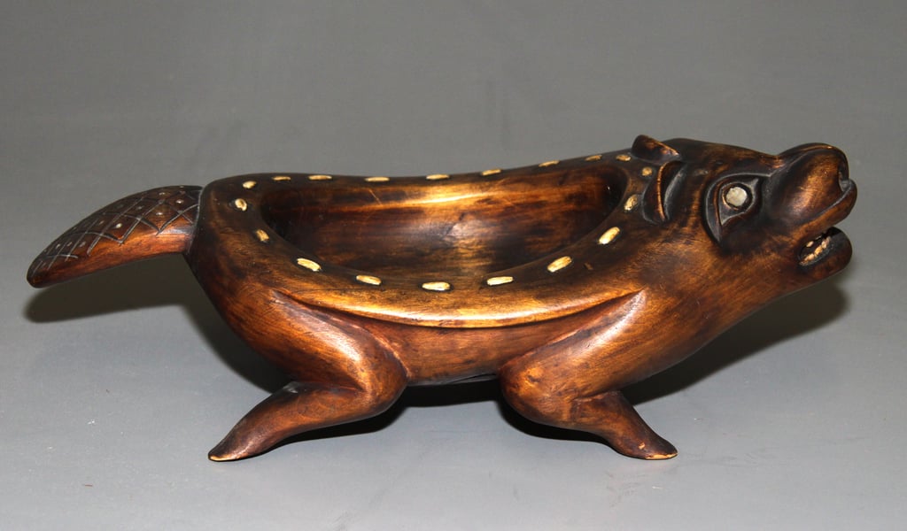 Beaver Grease Bowl by Unknown Tlingit | Mayberry Fine Art
