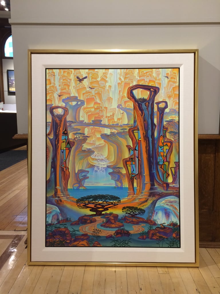 Eagles Above the Snake Line by John Revill | Mayberry Fine Art