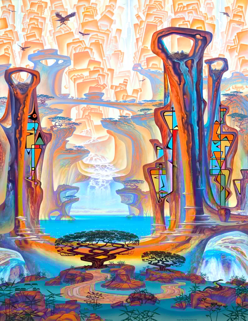 Eagles Above the Snake Line by John Revill | Mayberry Fine Art