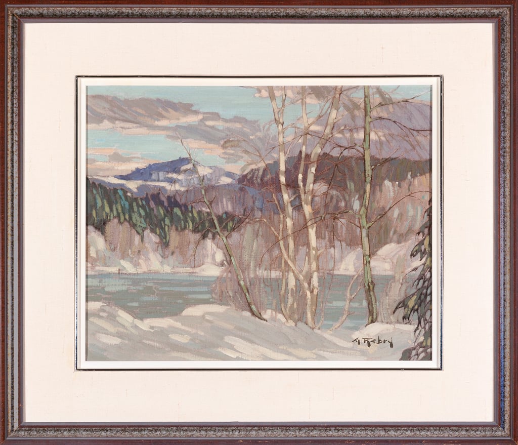 At the Foot of the Mountains by Gaston Rebry | Mayberry Fine Art