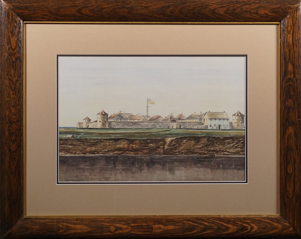 Old Fort Garry (Dedicated 1889) by Ernest J. Hutchins | Mayberry Fine Art