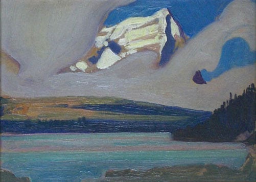 Mount Oderay from Lake Ohara by James Edward Hervey MacDonald ...
