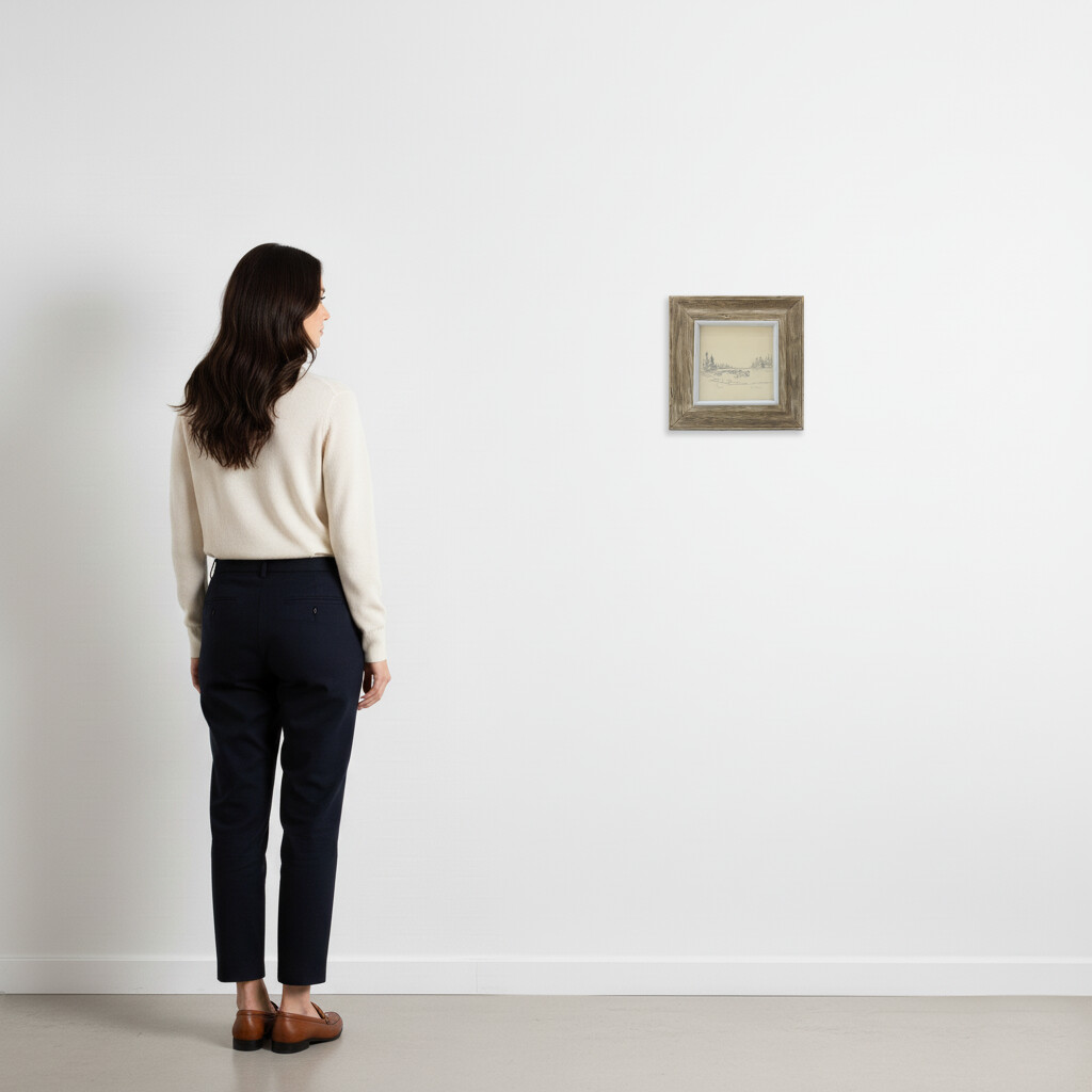 Untitled (Dock with Boats) by Robert George Pollock | Mayberry Fine Art
