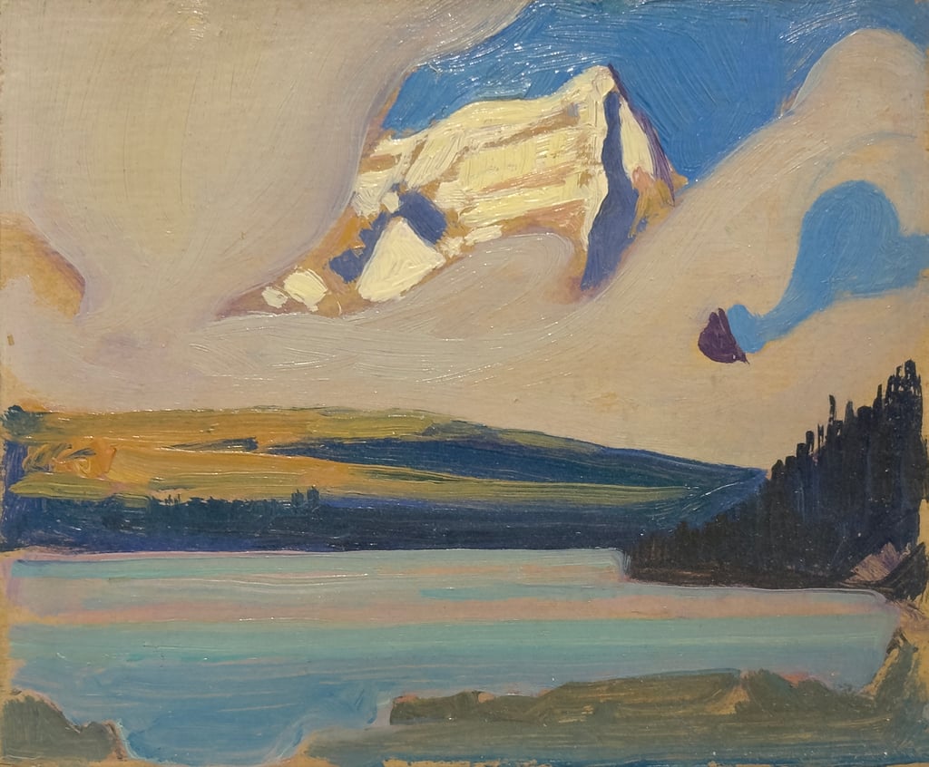 Mount Odaray Through Clouds by James Edward Hervey MacDonald | Mayberry ...