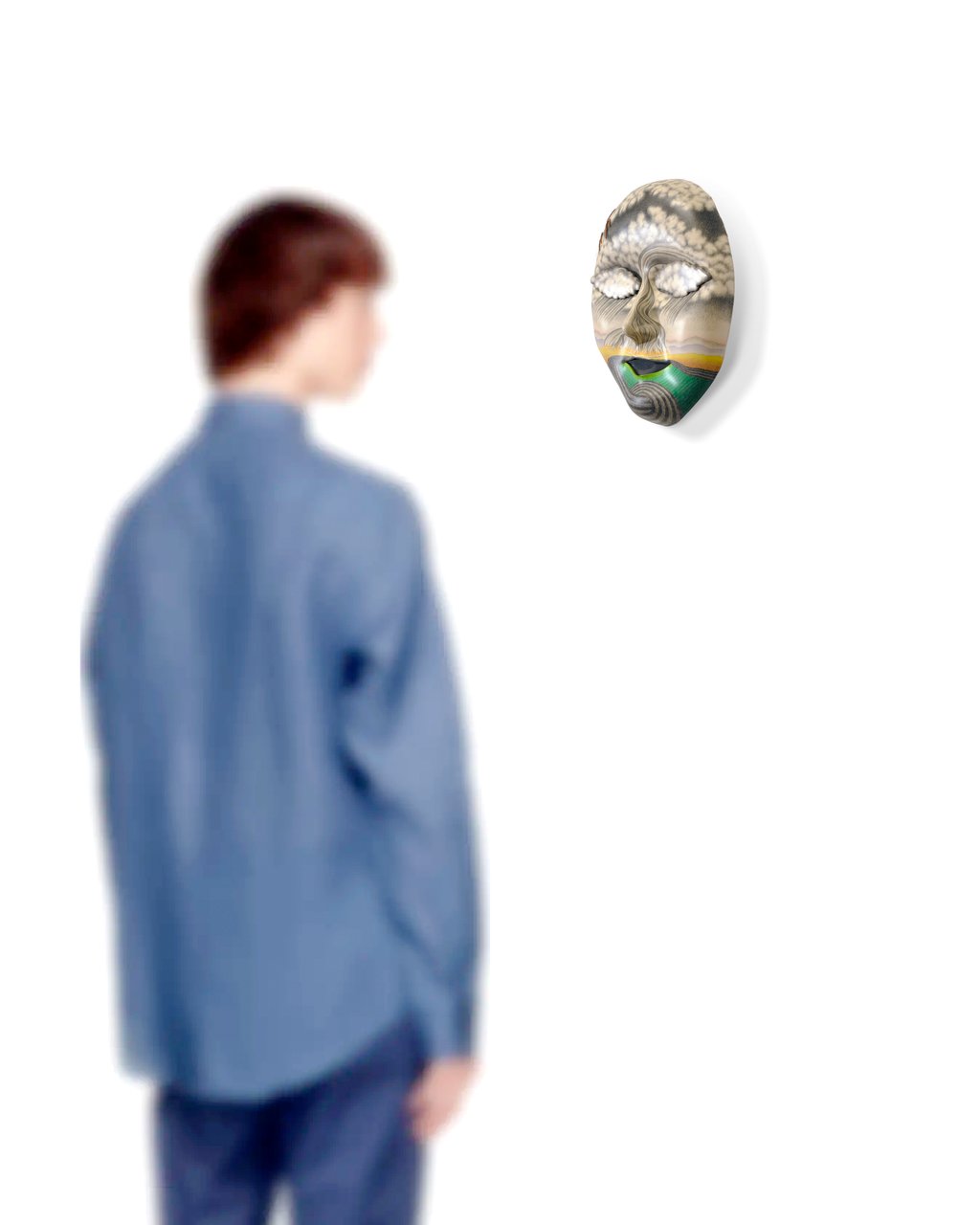 The Disappearing Family Farm Mask by Don Proch | Mayberry Fine Art